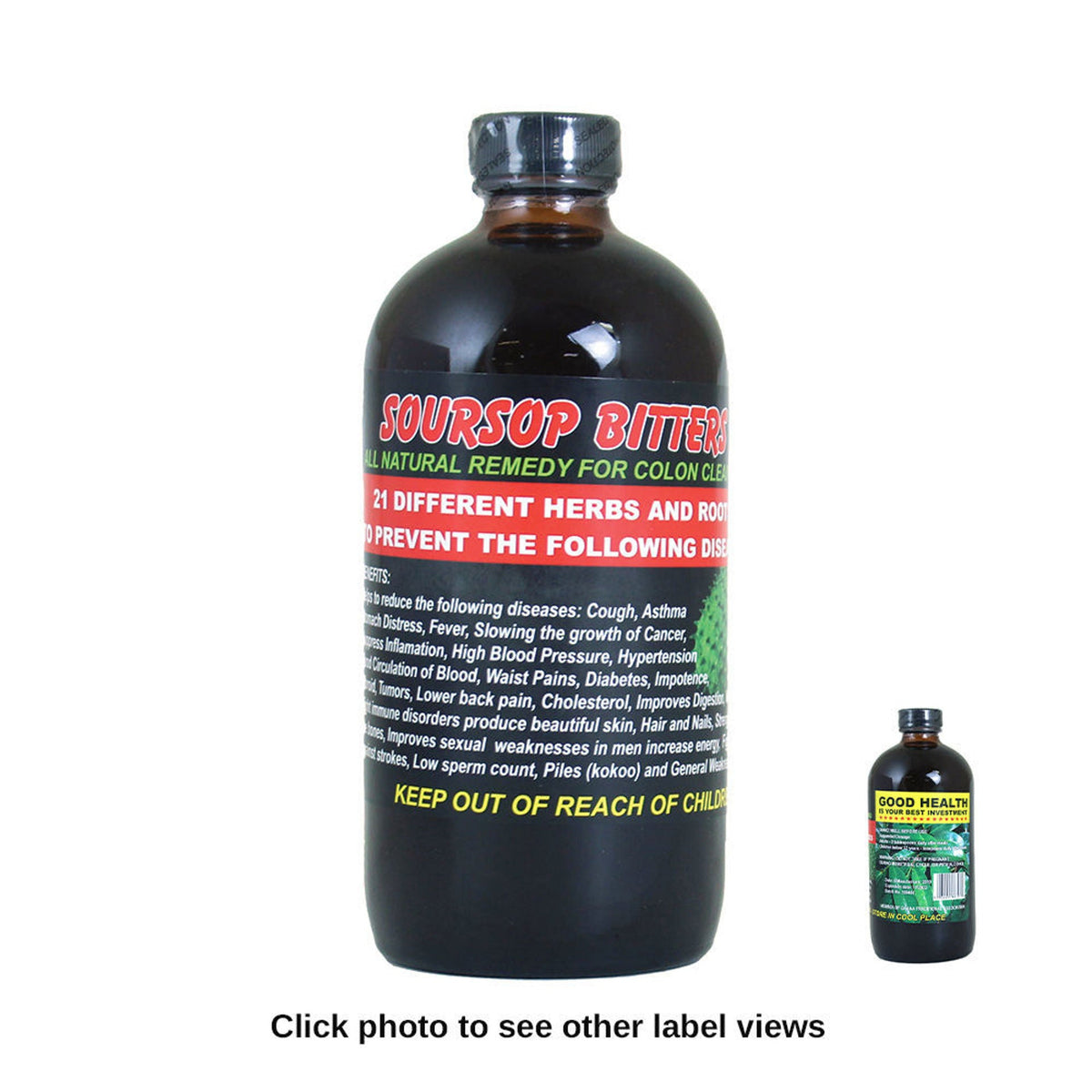 Soursop Bitters 16oz – Herbal Wellness Tonic for Natural Daily Support ...